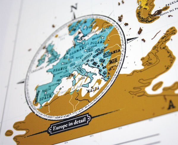 Scratch Map Travel Edition – QUIRKS
